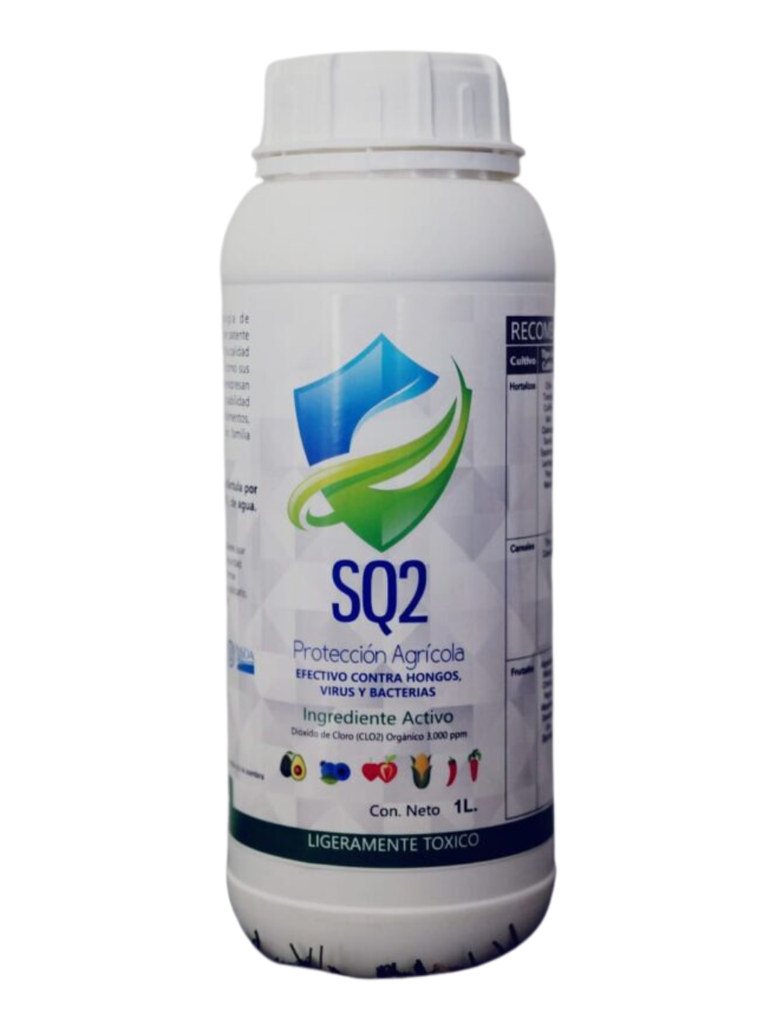 SQ2 (DIÓXIDO DE CLORO ORGANICO) - 1L | Agricola Campos